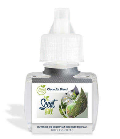 100 Natural Deodorizing Plug in Air Freshener Clean Air Blend works with Air Wick and More Scent Fill